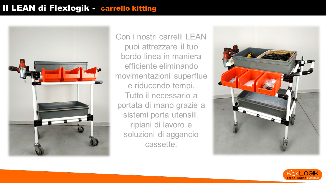 Carrello Kitting lean solution – Flexlogik.it